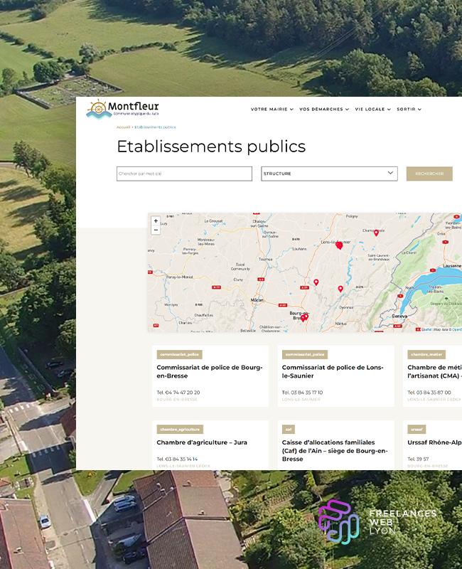 Commune de Montfleur - Freelances Web Lyon