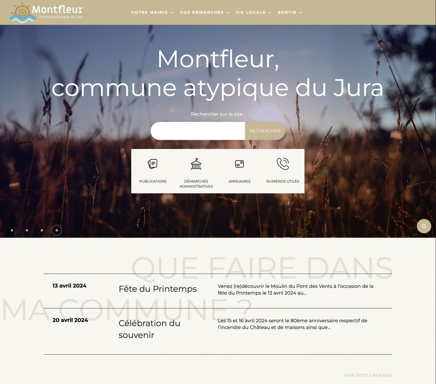 Commune de Montfleur - Freelances Web Lyon